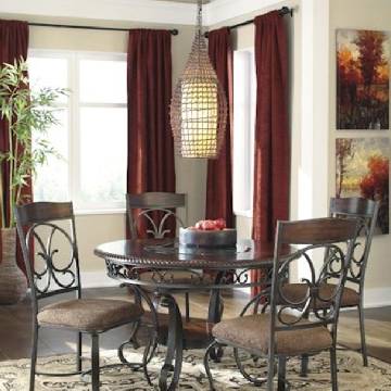 D422-223 Ashley Furniture Langwest Dining Room Counter Table Set