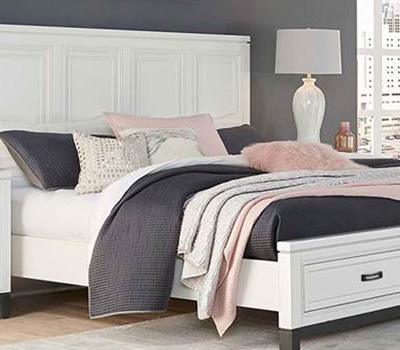 B618-57 Ashley Furniture Neymorton Queen Upholstered Panel Bed