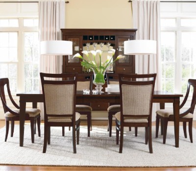 D384-223 Ashley Furniture Bennox Dining Room Counter Table Set