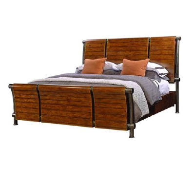 B697-57 Ashley Furniture Porter - Rustic Brown Queen Panel Bed
