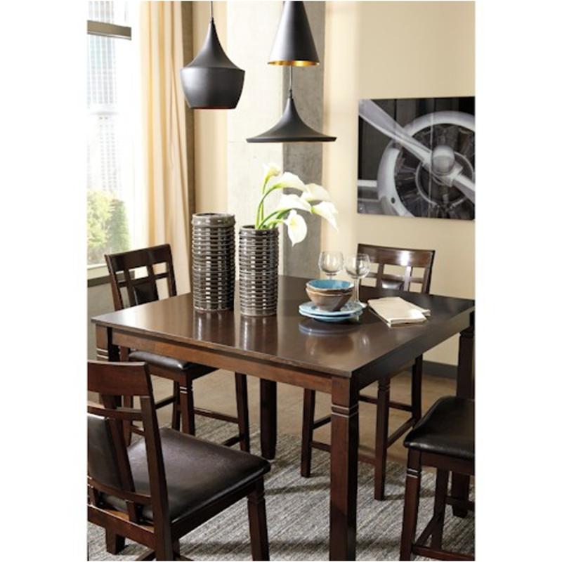 D384-223 Ashley Furniture Bennox Dining Room Counter Table Set